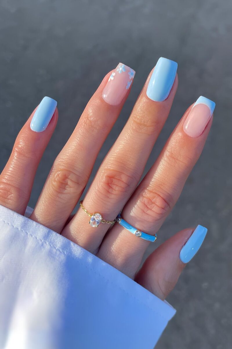 50 Blumen-Nageldesigns, die so schön sind, dass du sie alle willst